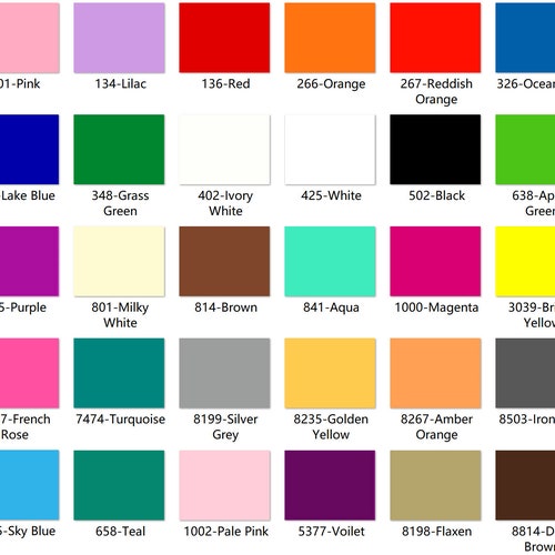 Acrylic PMMA Tinted Color Sheets 3.0mm Thickness - Etsy