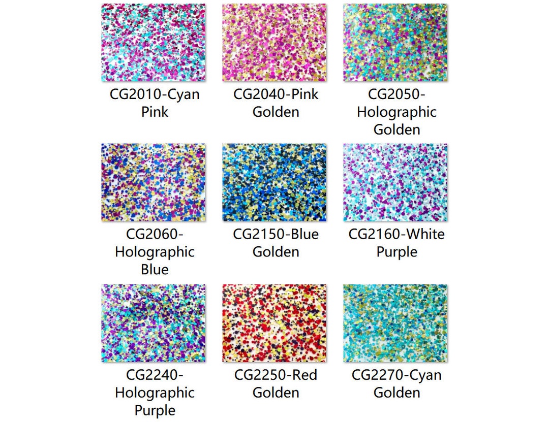 Acrylic (PMMA) 2-sided Dot Chunky Glittering Sheet, 3.0mm Thickness ...