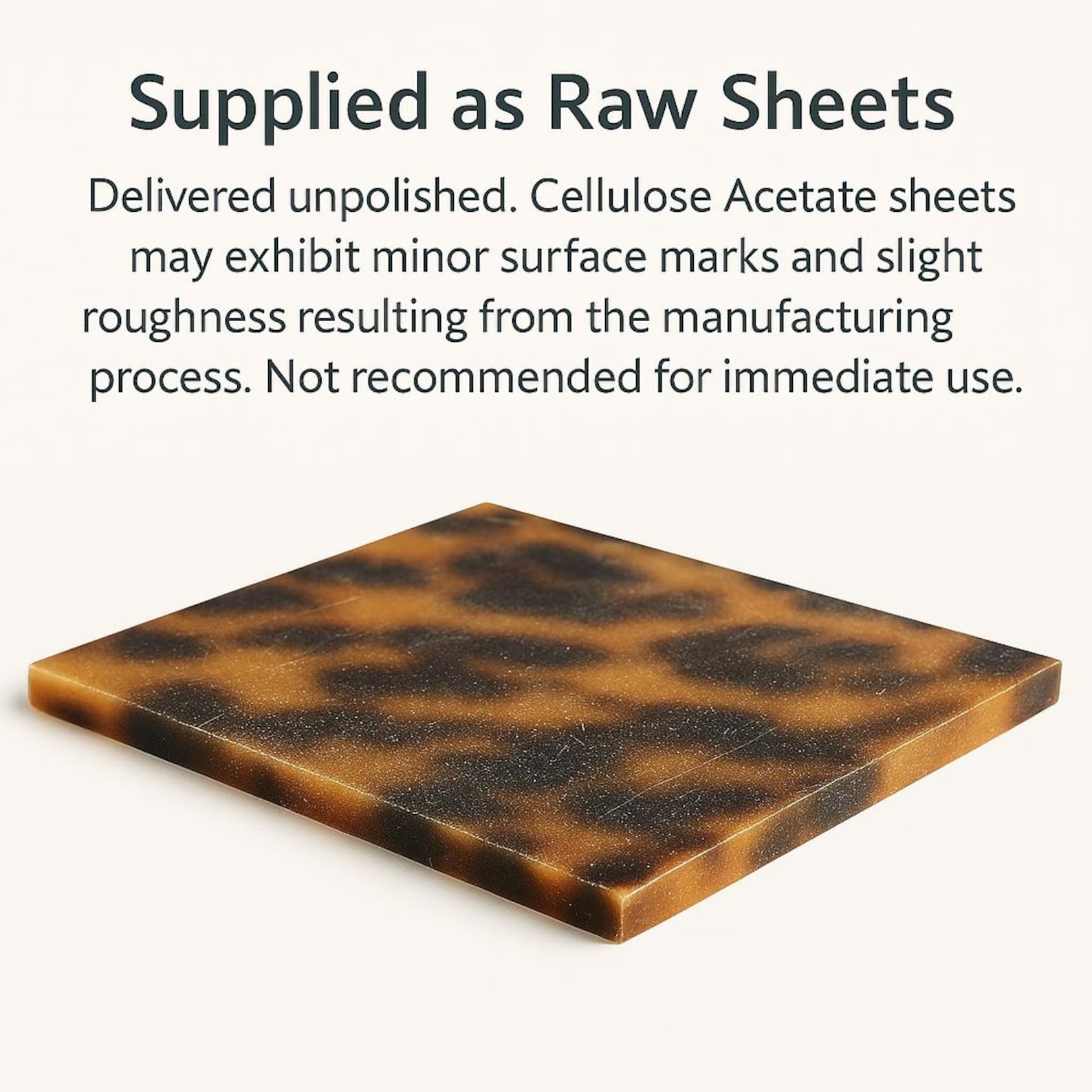 2-sided Cellulose Acetate Multicolor Sheets, 2.5mm Thickness (1/10 ...