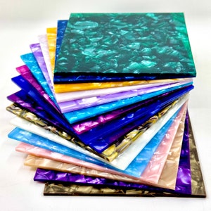 2-sided Cellulose Acetate Mineral Crystal Sheet, 2.5mm Thickness (1/10 ...