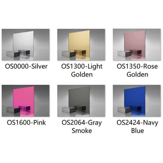 Acrylic PMMA One-Sided Mirrors 2.8mm Thickness .11 | Etsy