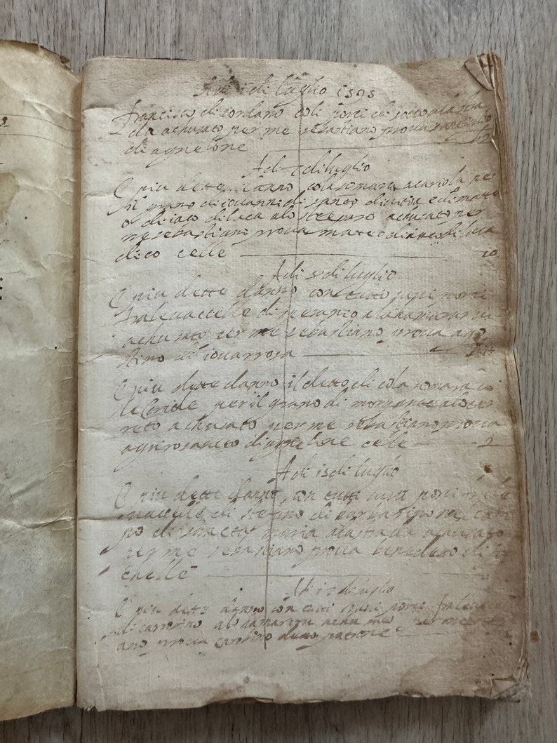 INDULGENCE MANUSCRIPT Italy, July 1595. in a Medieval Leaf - Etsy