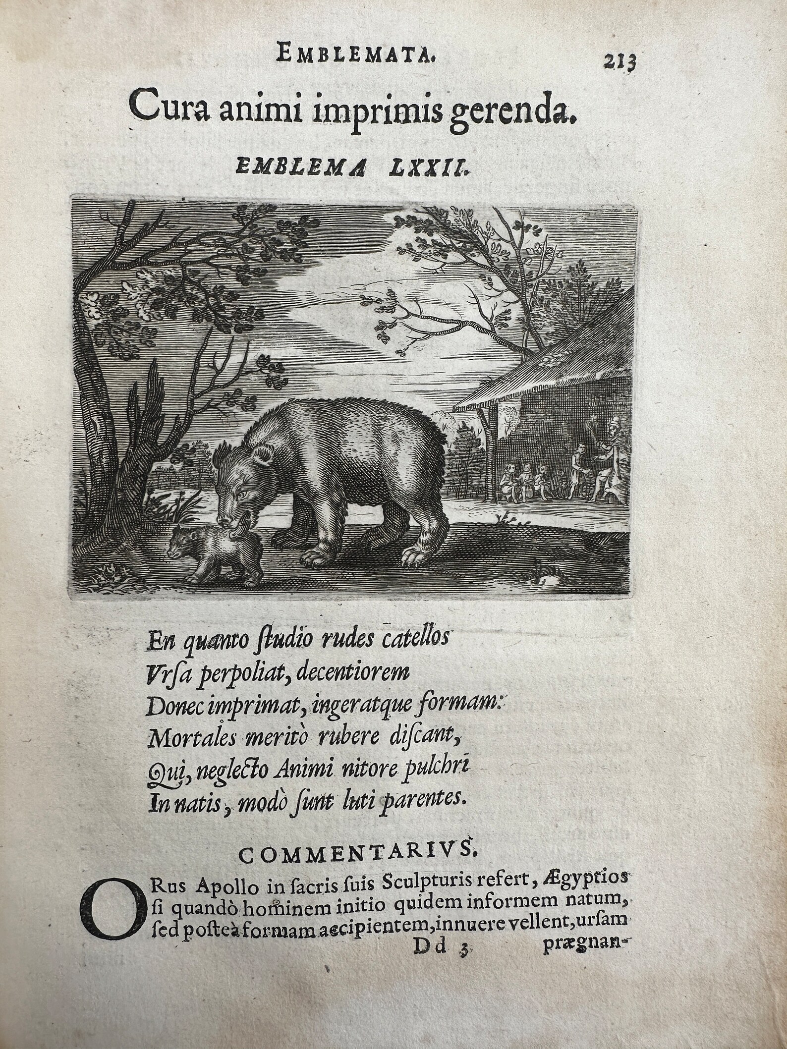 Rare 1618 EMBLEM BOOK With 74 Emblematical Illustrations by Crispijn De ...