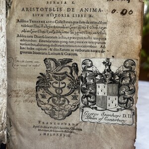 16th Century Landmark in the Study of Aristotle. Very Rare - Etsy