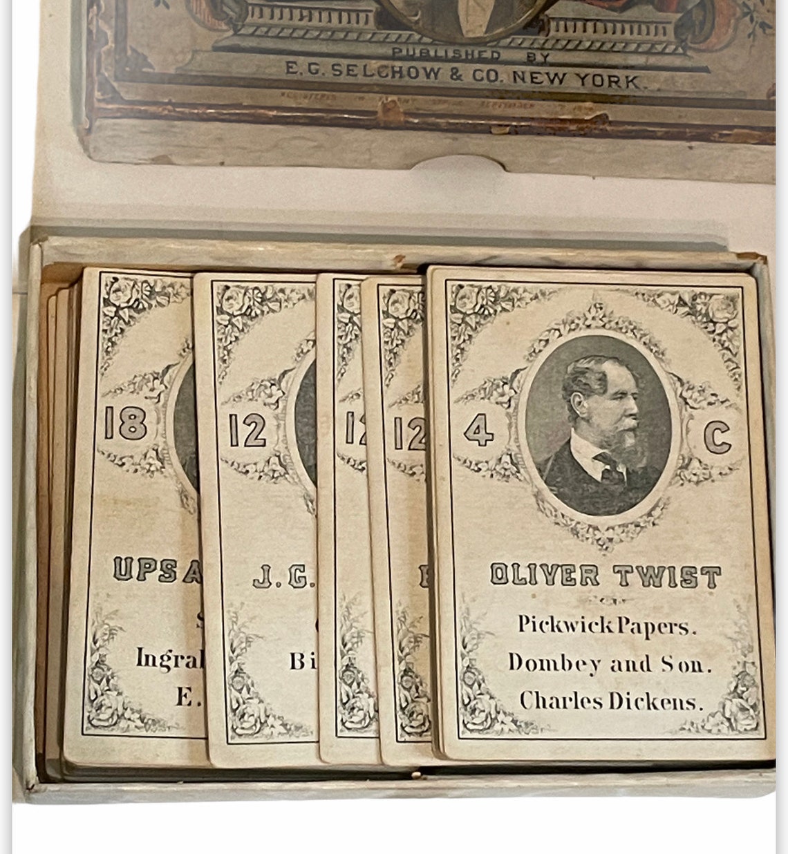1874 Very Rare American BOOK Card Game - Etsy
