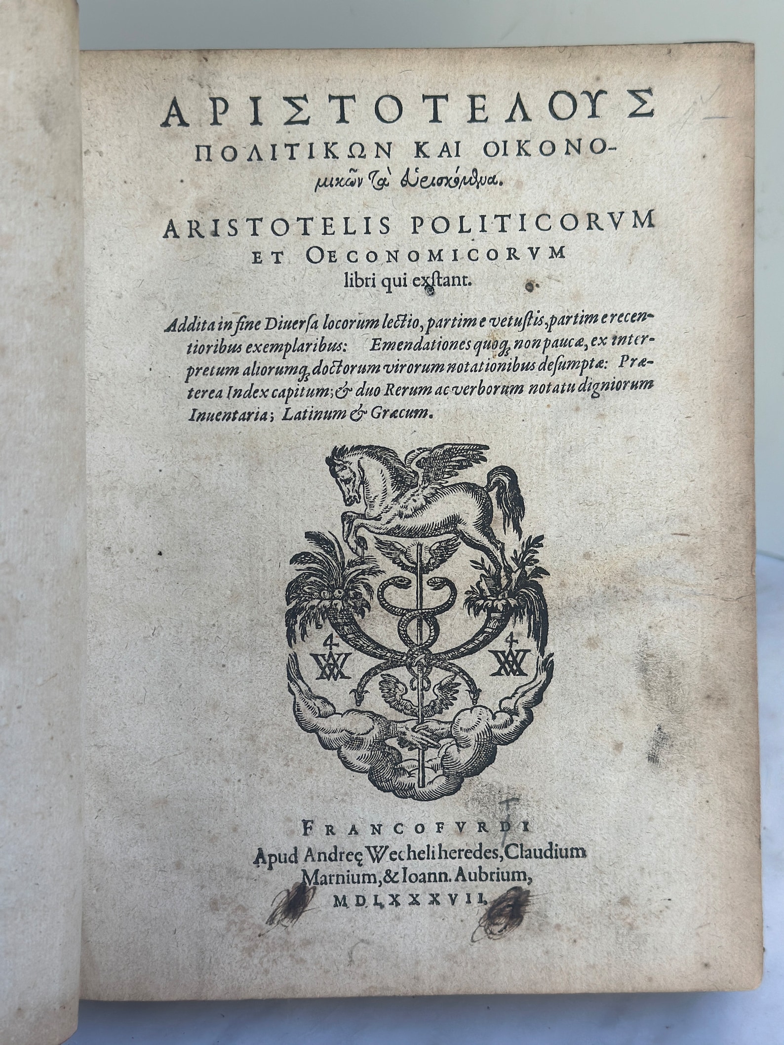 16th Century Landmark in the Study of Aristotle. Very Rare - Etsy