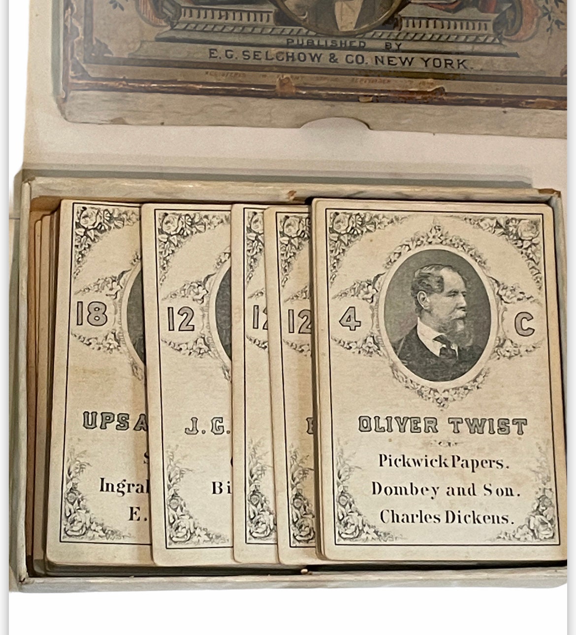 1874 Very Rare American BOOK Card Game - Etsy