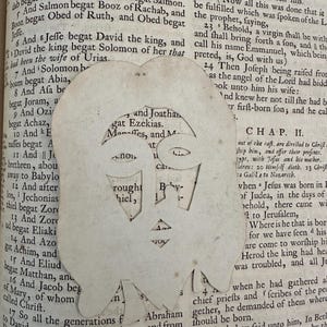 1723 Baskett Holy Bible With a Bookplate of Jesus - Etsy
