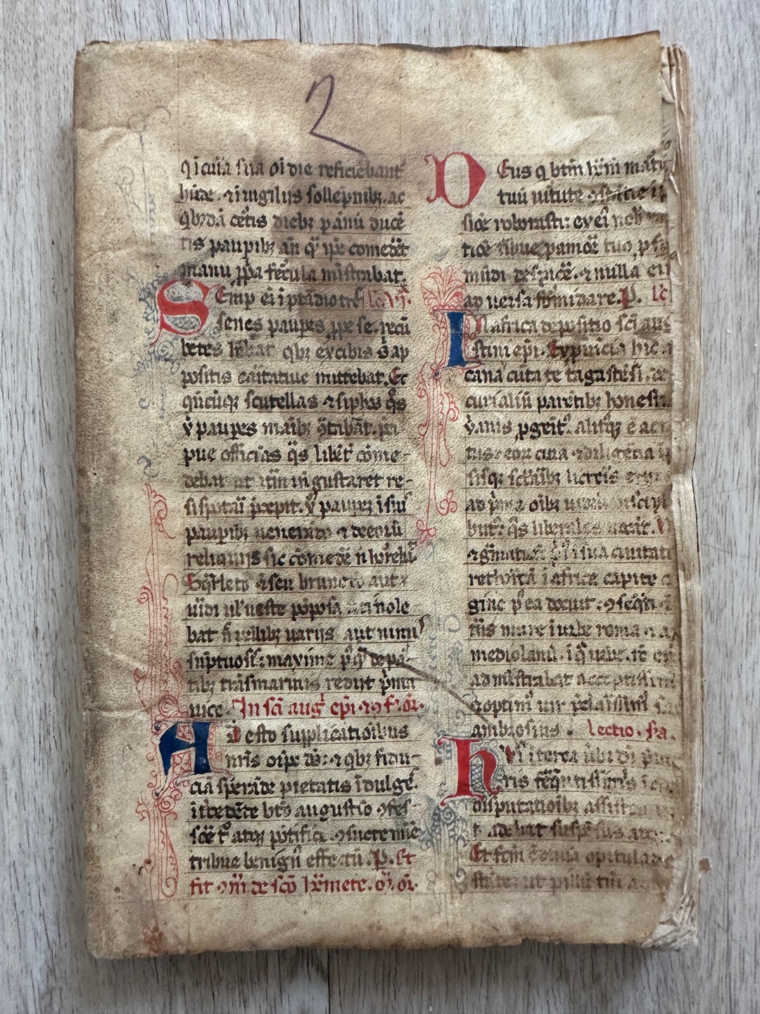 INDULGENCE MANUSCRIPT Italy, July 1595. in a Medieval Leaf - Etsy