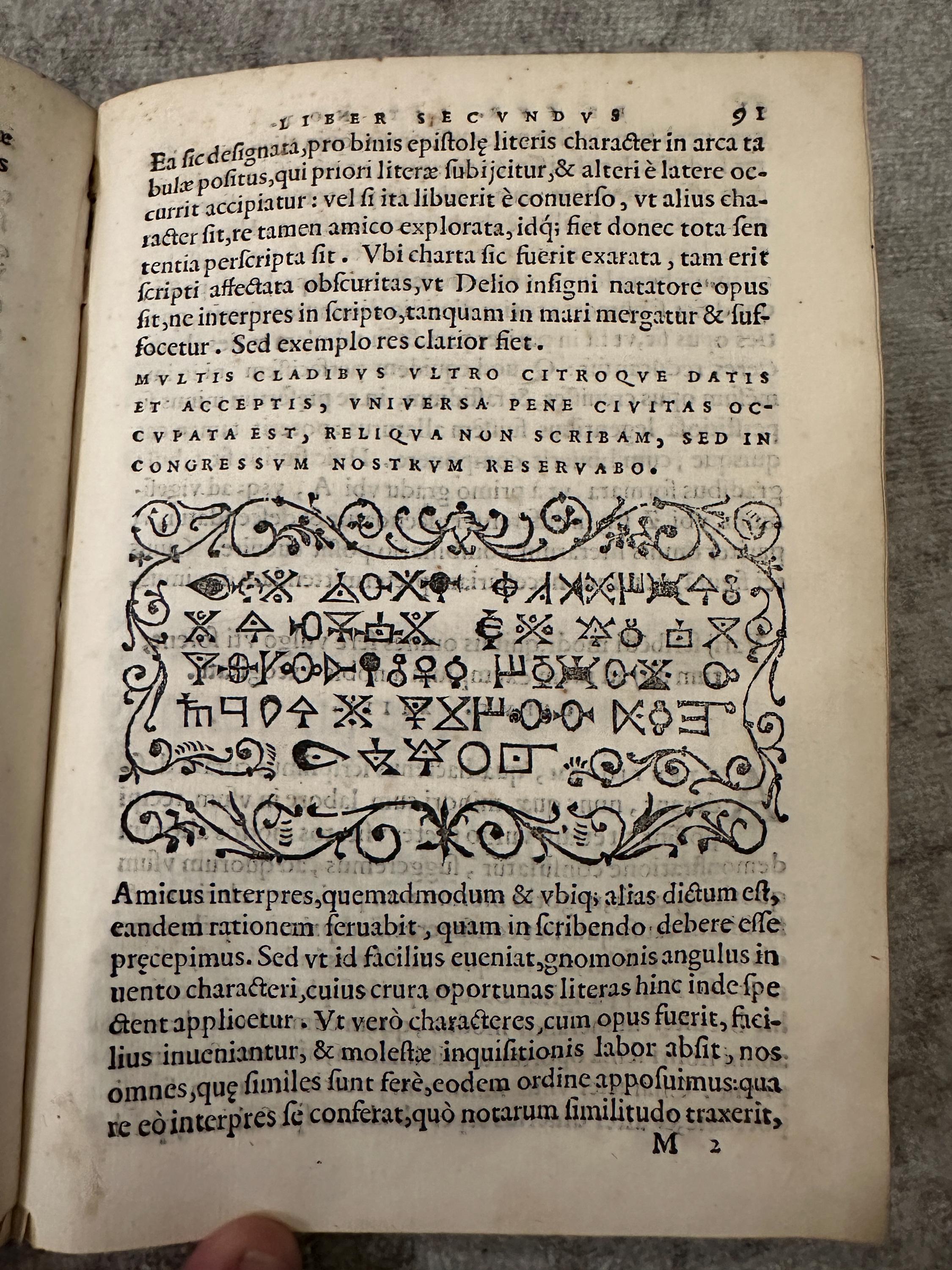 Rare Early Work on Cryptography Giovan Battista Della Porta, 1563 - Etsy