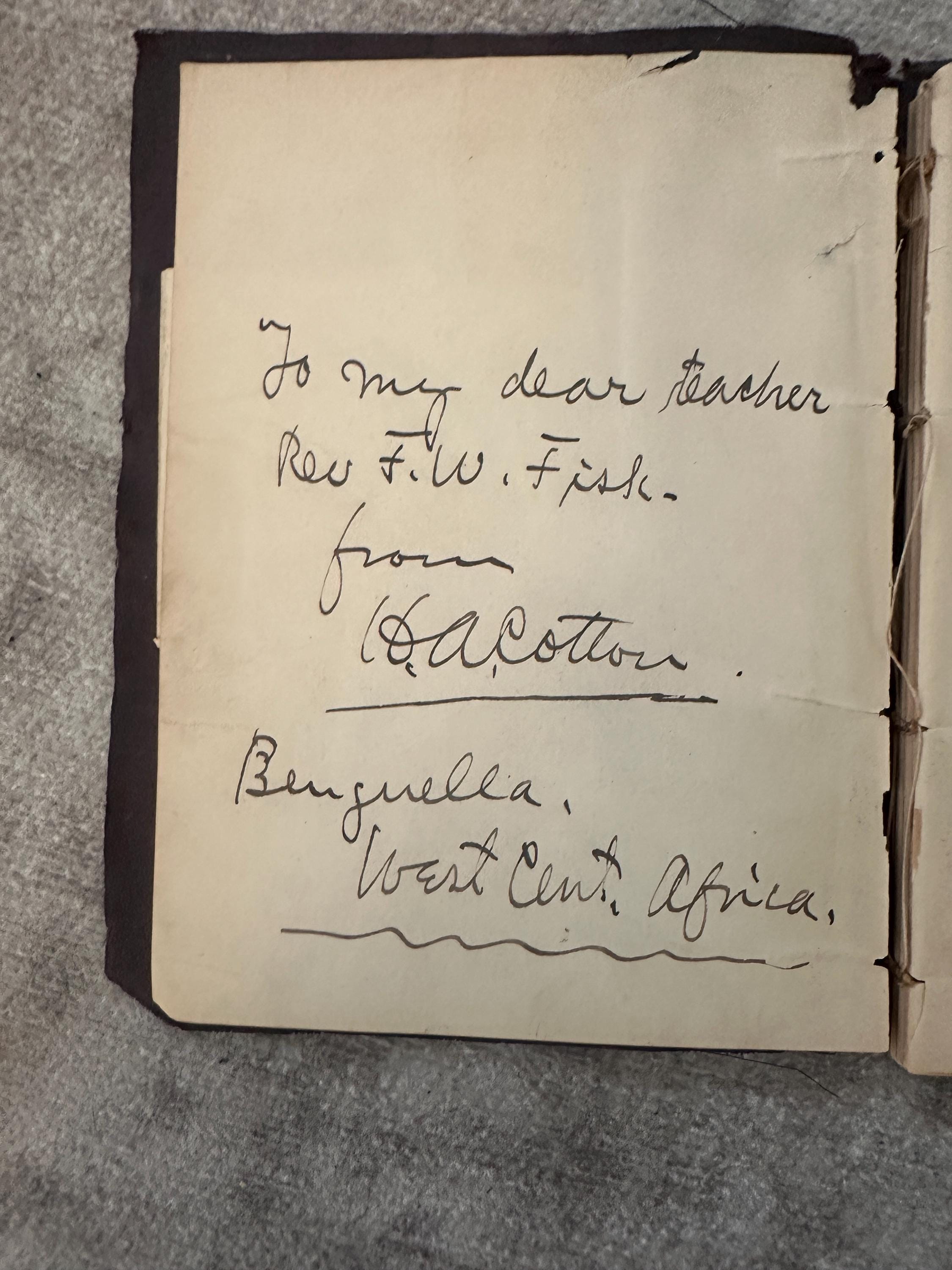 1889: Exceedingly Rare Umbundu-language Translation of the Gospel of ...