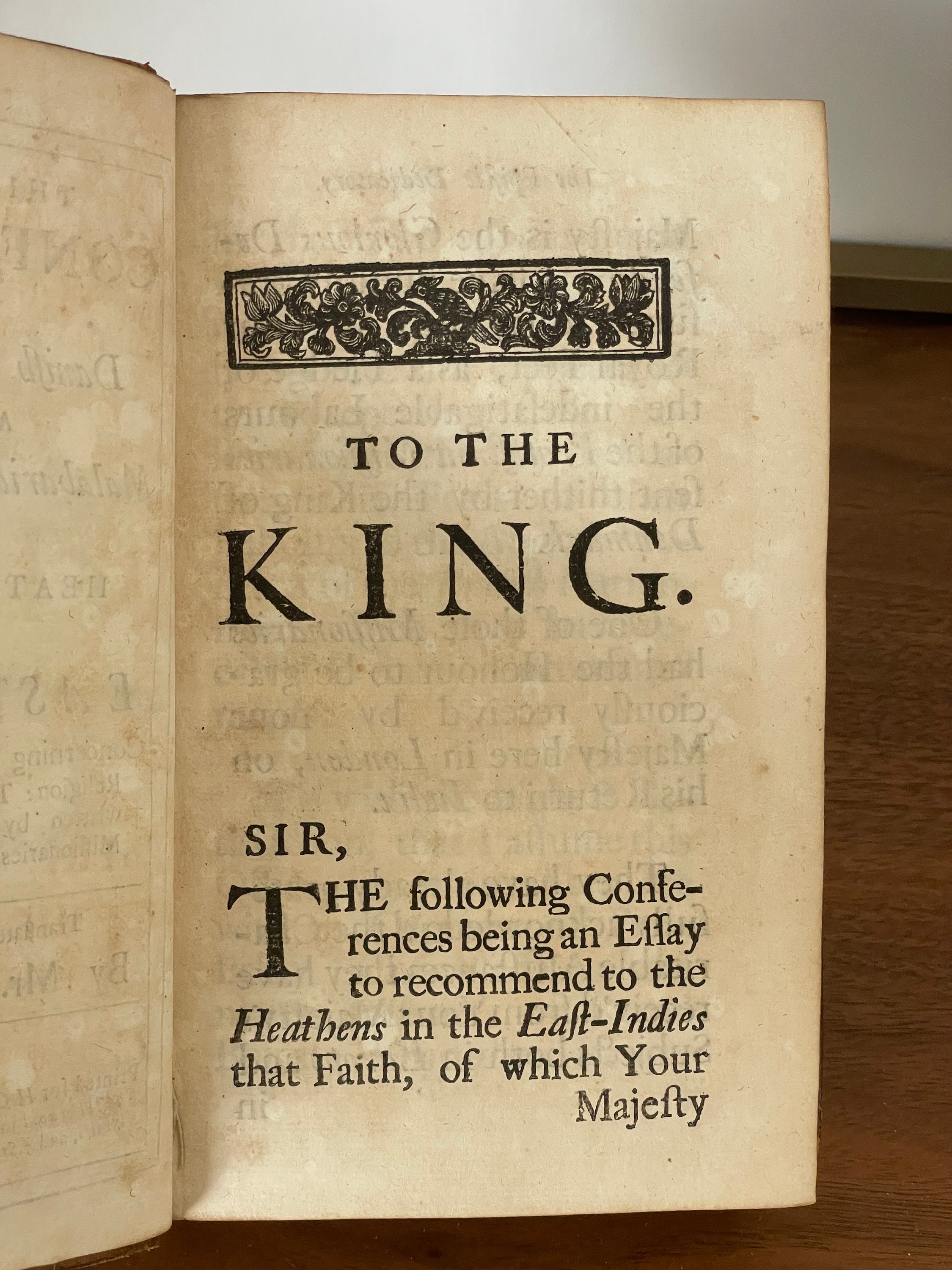 Printed 1719: Hindus and Muslims. First Protestant Mission in Asia ...