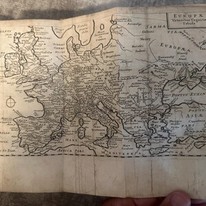 Printed 1688 : A Description of the World With Maps - Etsy