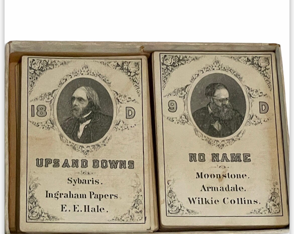 1874 Very Rare American BOOK Card Game - Etsy