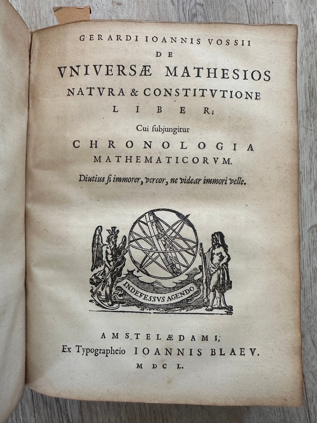Printed 1650: First Printed History of Mathematics. - Etsy