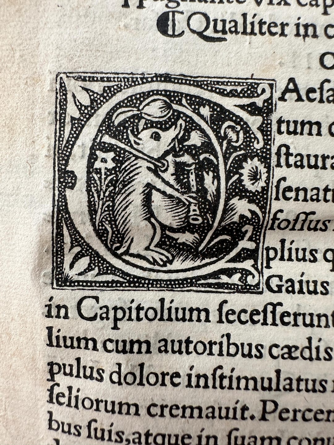 Rare 1524 Paulus Orosius Edition With Woodcut Initials - Etsy