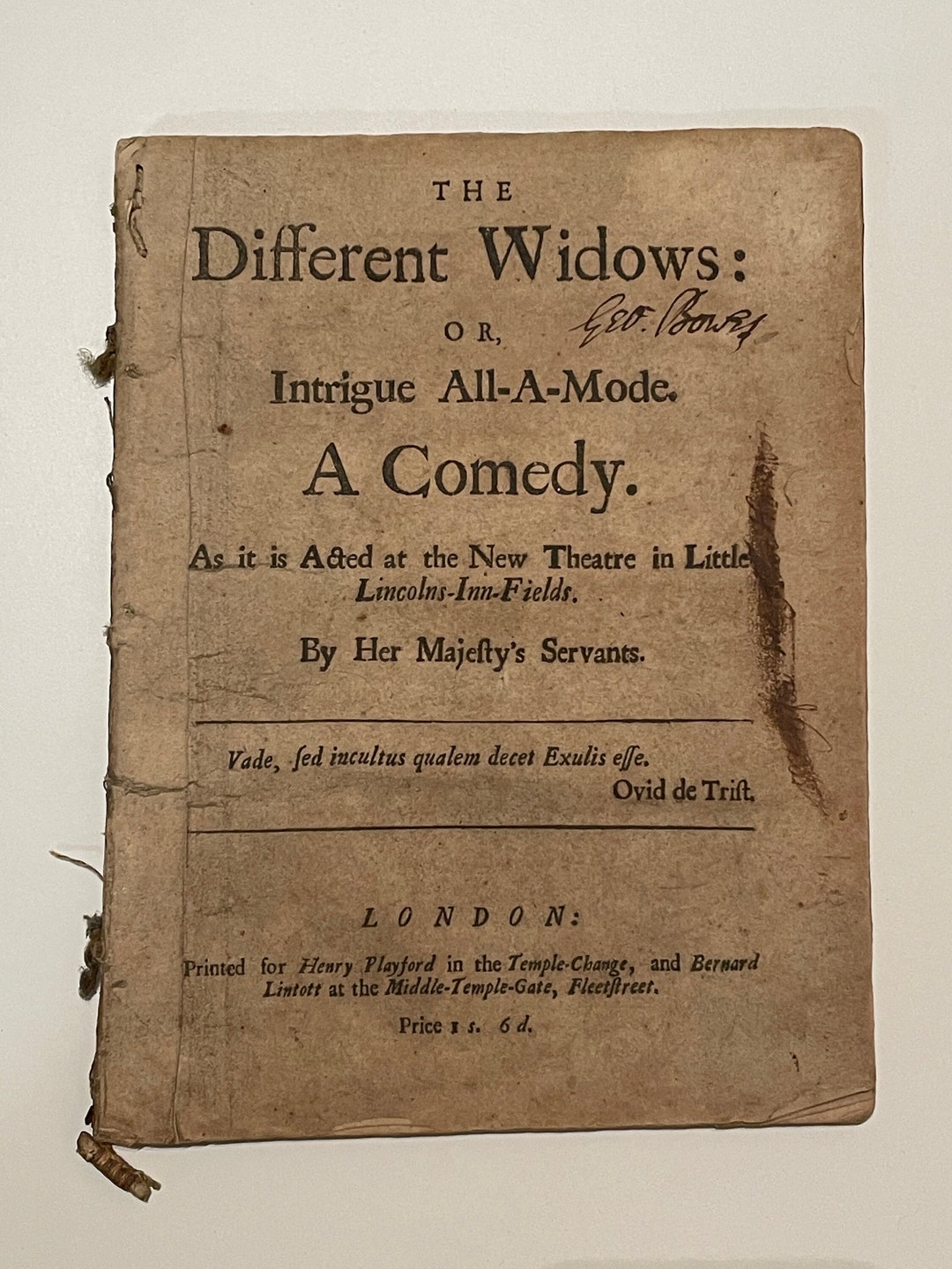 Very Rare 1703 - One of England's Earliest Professional WOMAN ...