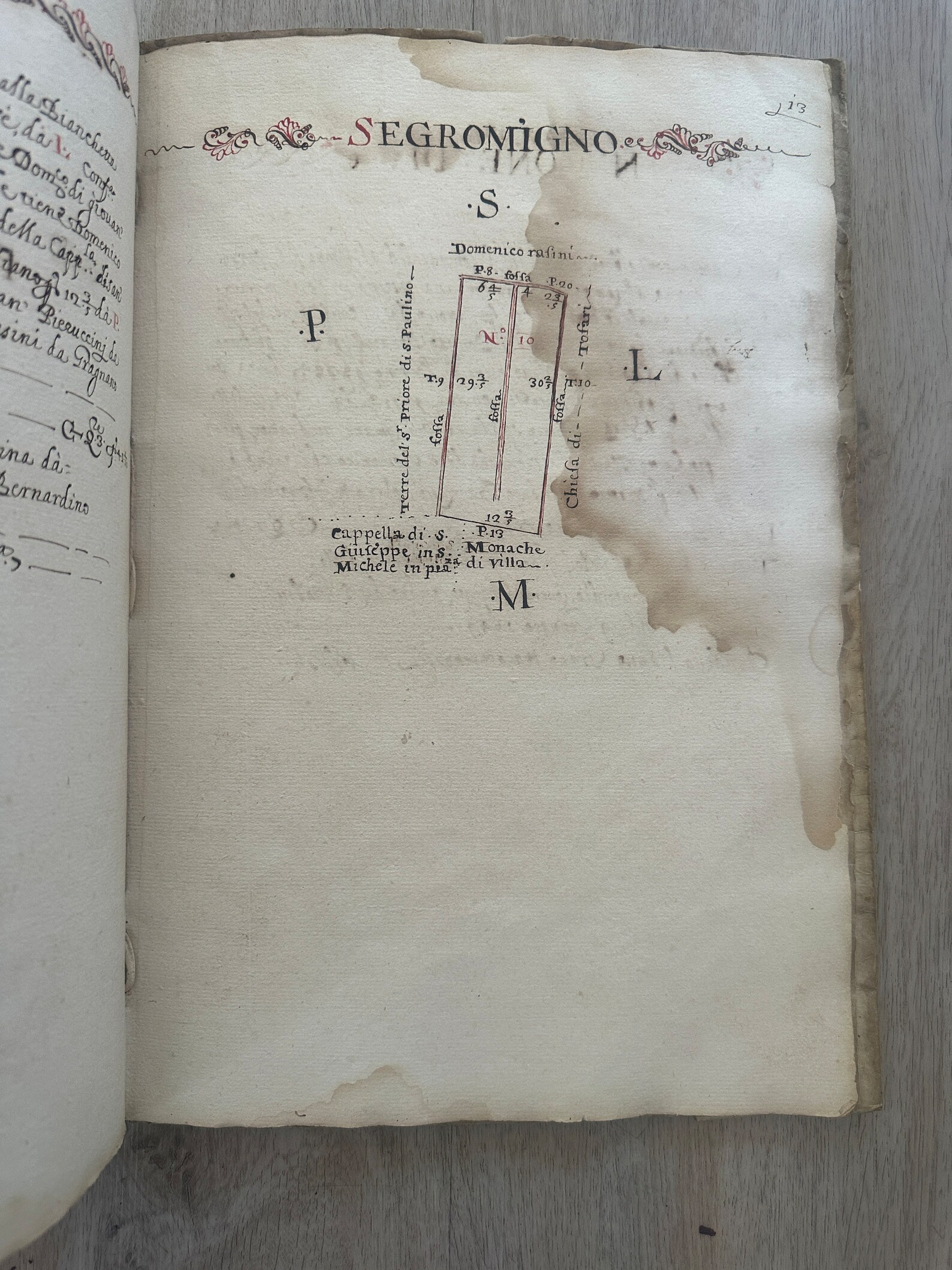 1659: Large Manuscript With Tuscan Land Maps - Etsy