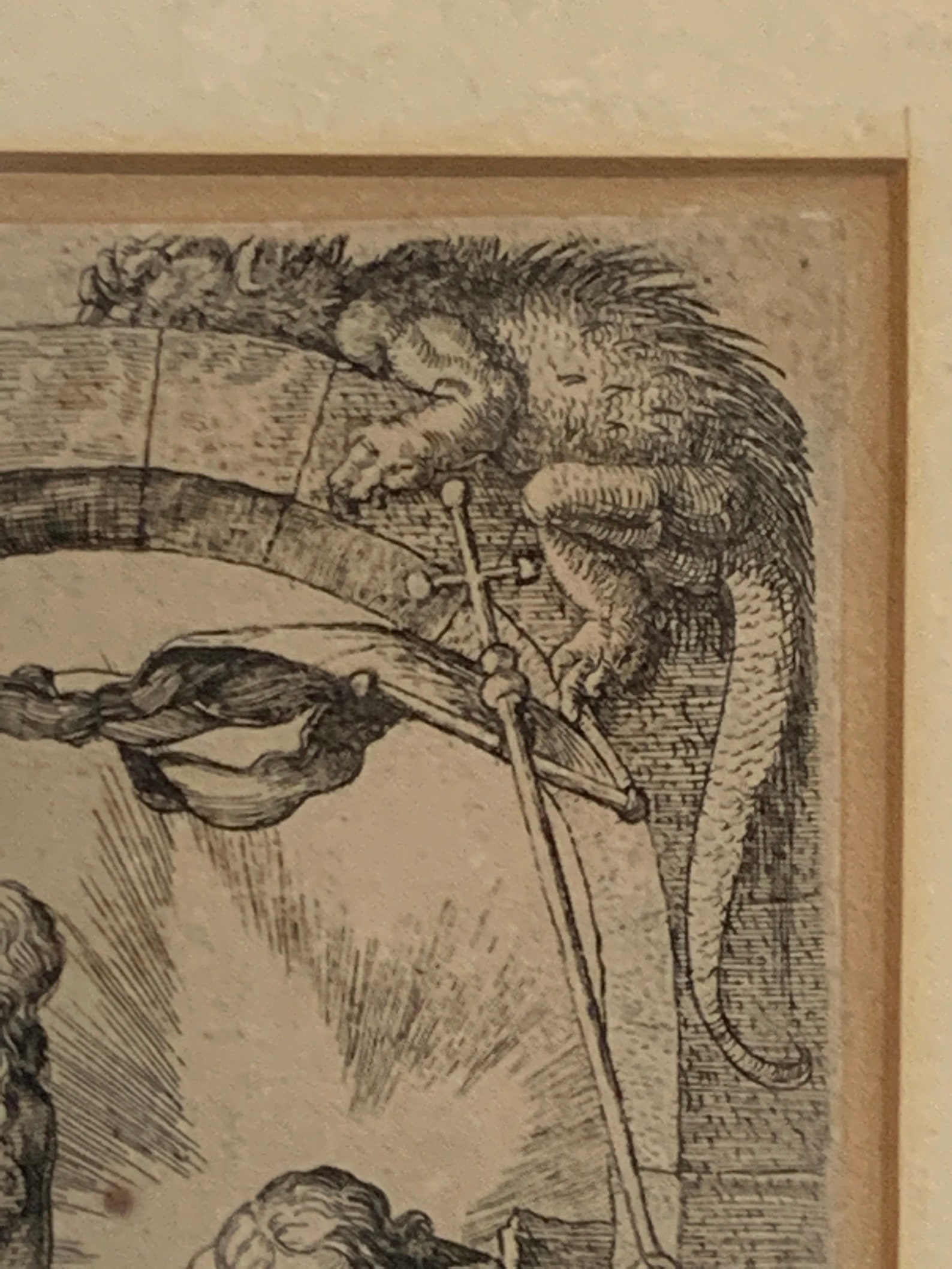Buy Original Old Master Etching With Monsters Lambert Hopfer Online in ...