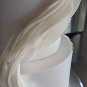 Modern Wafer Paper Decoration Waterfall Cascade Fashion Wedding Cake ...
