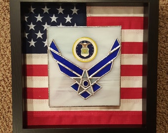 Air force shadow box | Etsy