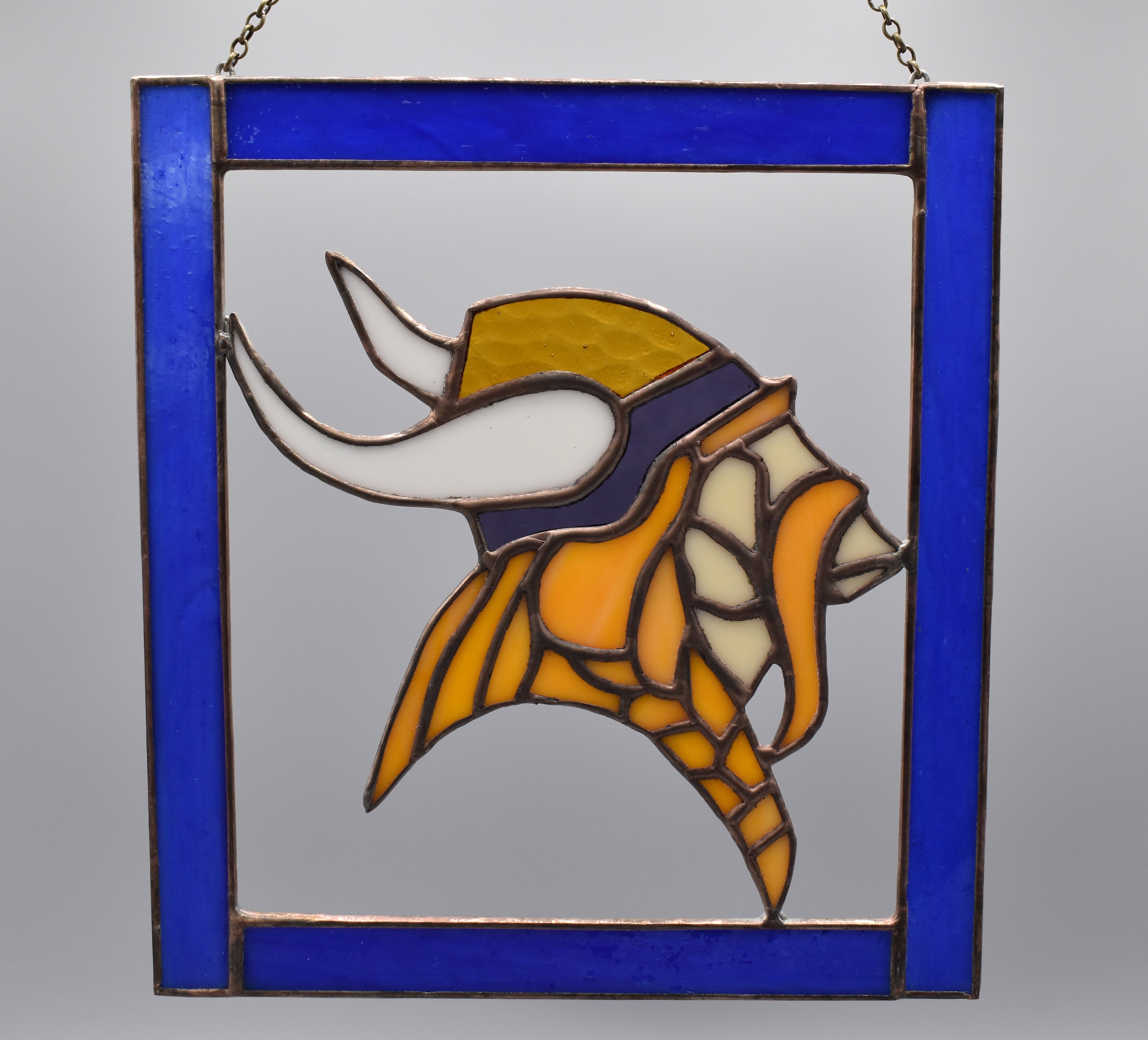 NFL Vikings Stain Glass - Etsy