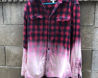 Bleached flannel | Etsy