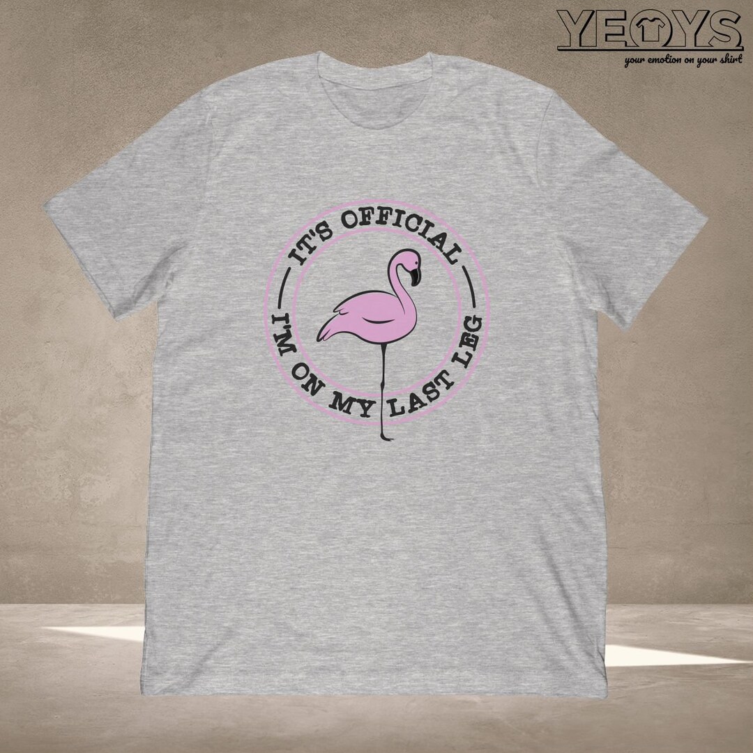 It's Official I'm on My Last Leg T-shirt | Amputation Gift for Veteran ...