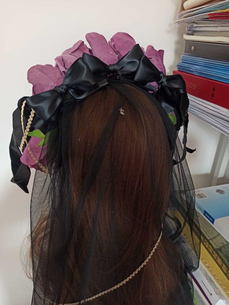 Ram Goat Horn Headband Purple Rose Goth Personalized Colors | Etsy