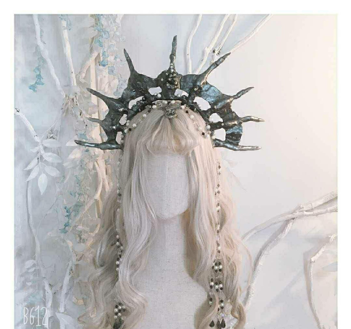 Claw Wings Crown Resin Handmade Crown Cosplay Costume | Etsy