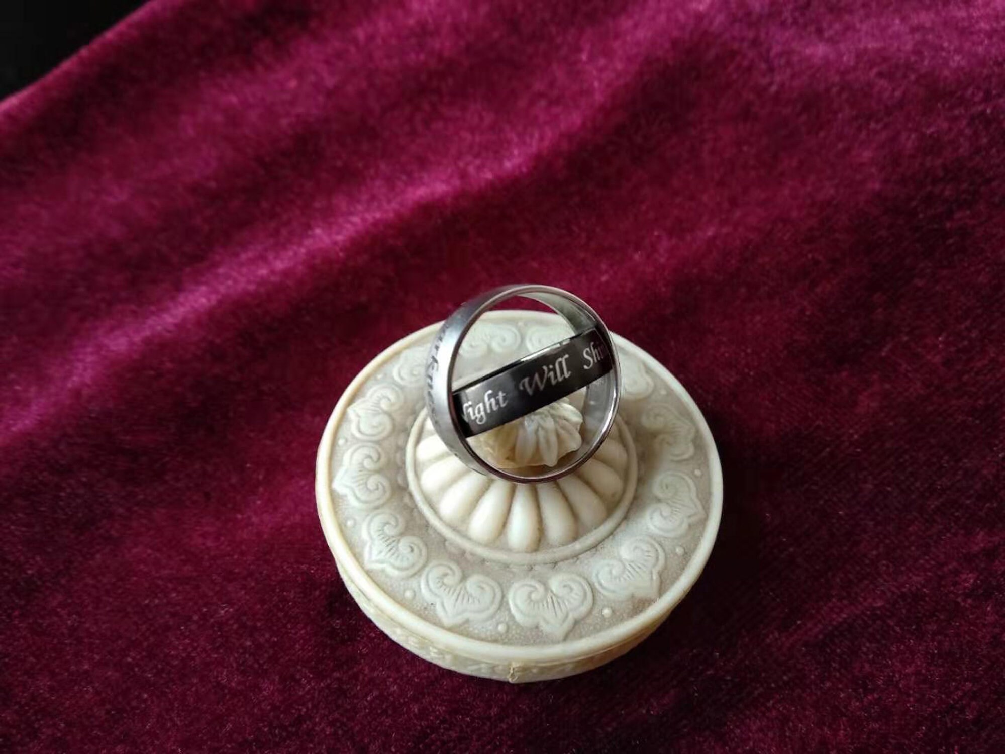 Ps139:12 Rotating Double Ring Christian Jewelry Religious - Etsy