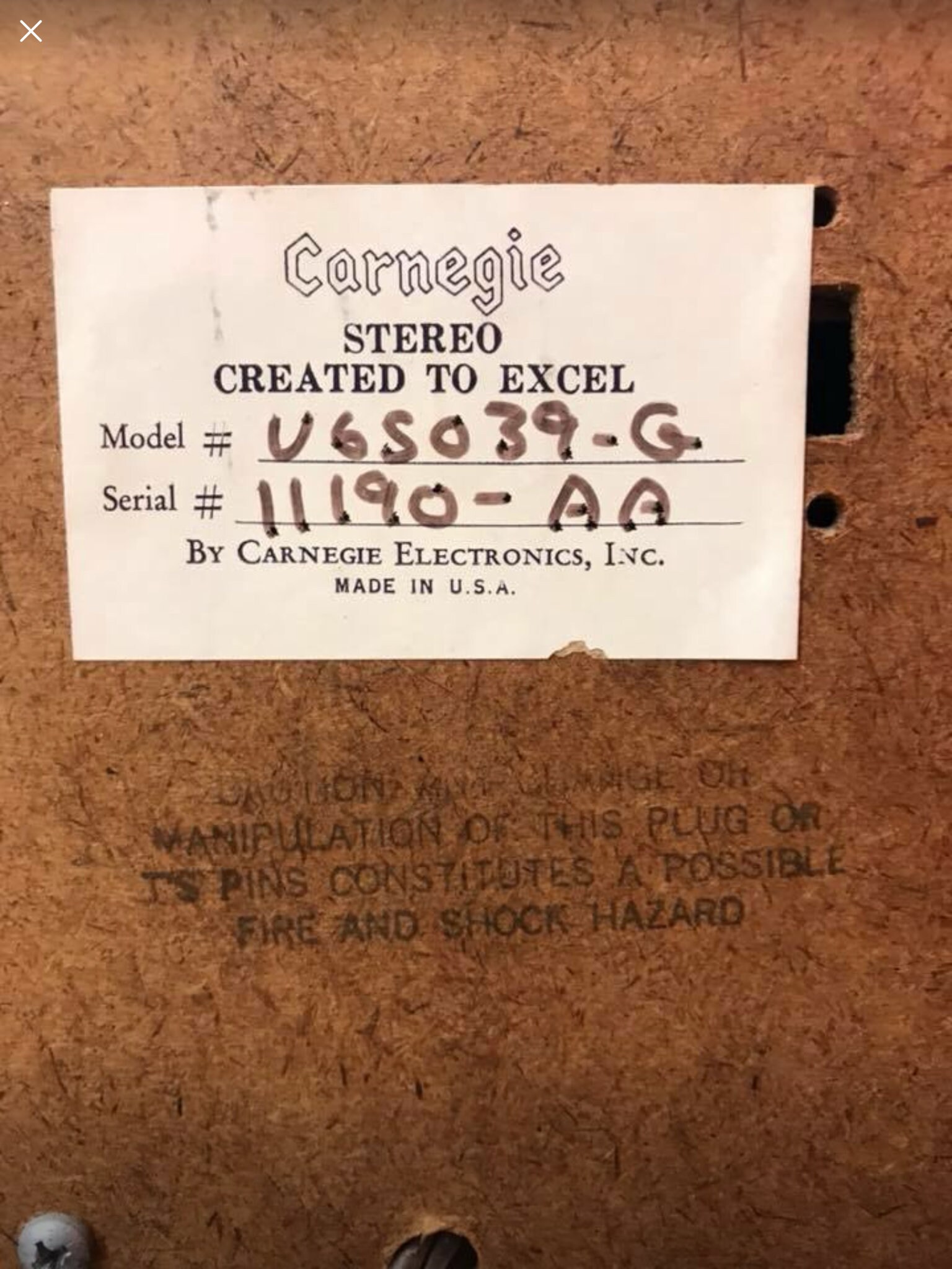 Antique Retro Vintage 8-track Stereo Wall Unit With Rythmic Light ...