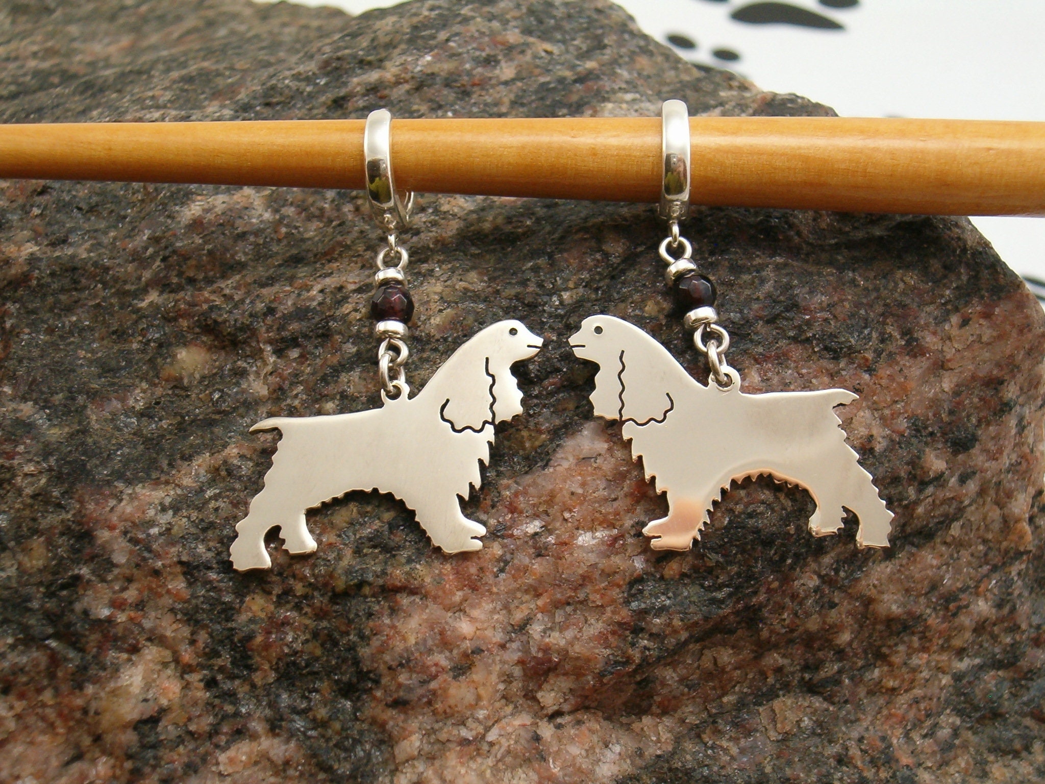 SPANIEL COCKER Earrings Sterling Silver for Dog Lover - Etsy