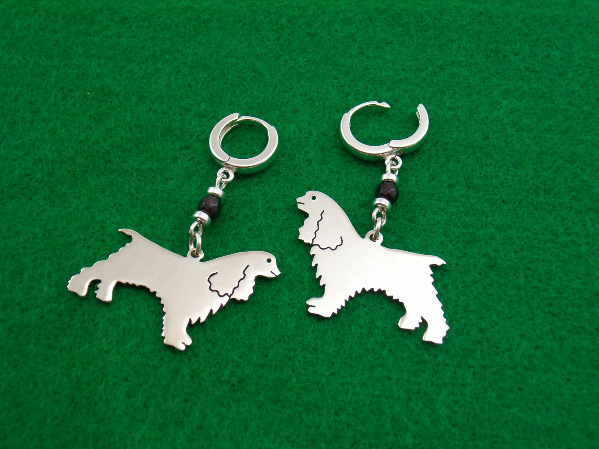 SPANIEL COCKER Earrings Sterling Silver for Dog Lover - Etsy