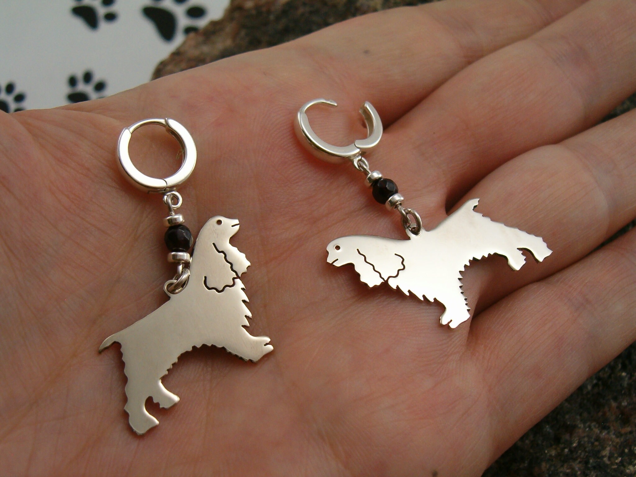 SPANIEL COCKER Earrings Sterling Silver for Dog Lover - Etsy