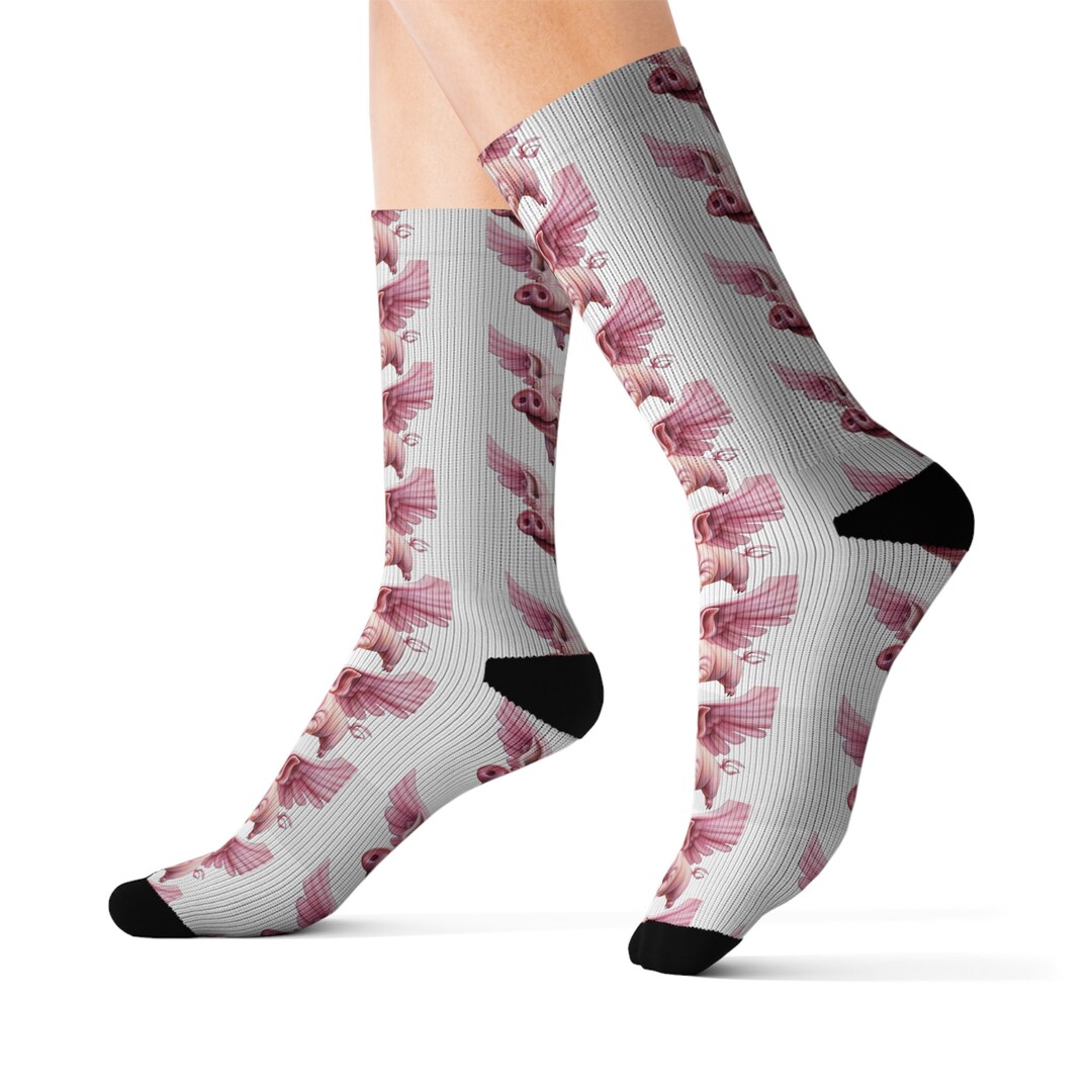 Snazzy Socks Flying Pig - Etsy