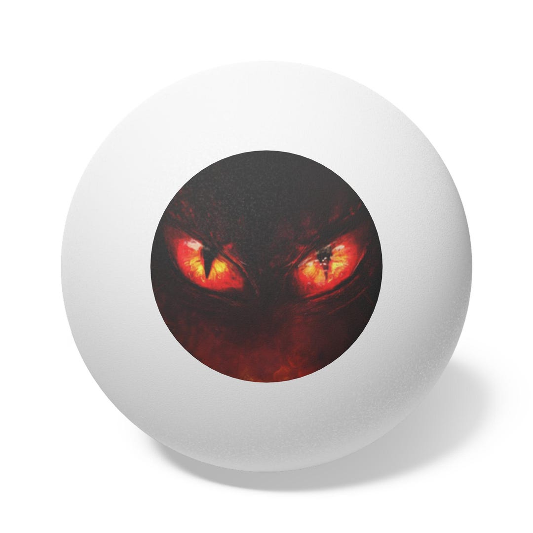 Ping Pong Balls, Scary Monster Eyes Design, Halloween Table Tennis ...