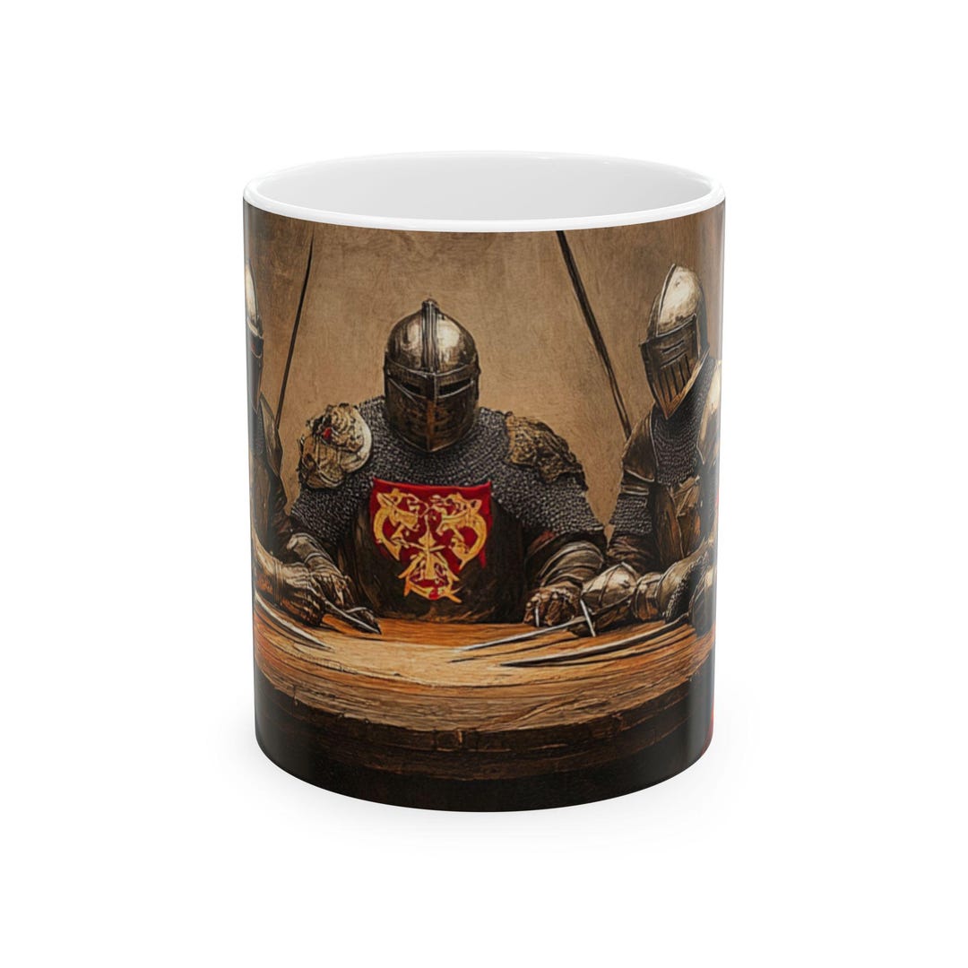 Medieval Knights Ceramic Mug, Coffee Cup, Tea Mug, Drinkware, Knight ...