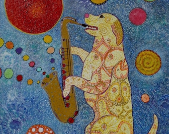 Dog Saxophone - Etsy
