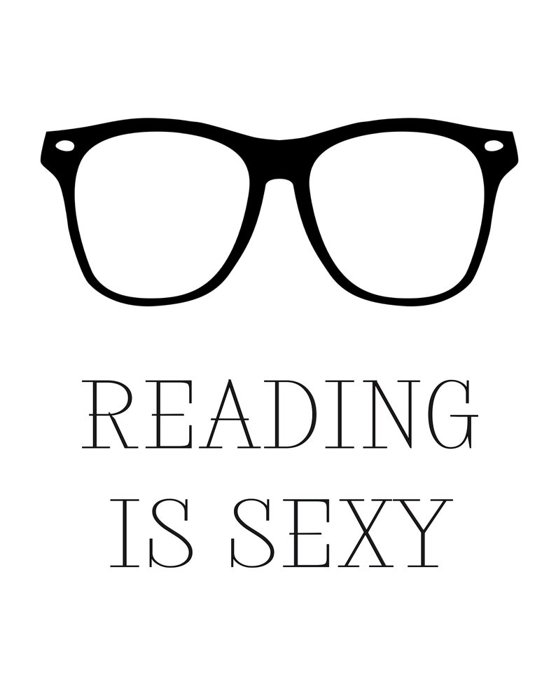 Reading Is Sexy Digital Print Instant Download Home Decor Etsy