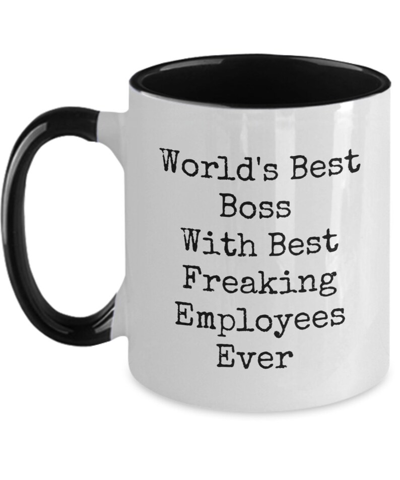 Worlds Best Boss Mug, Gift Ideas for Manager, Boss Coffee Mug, From ...