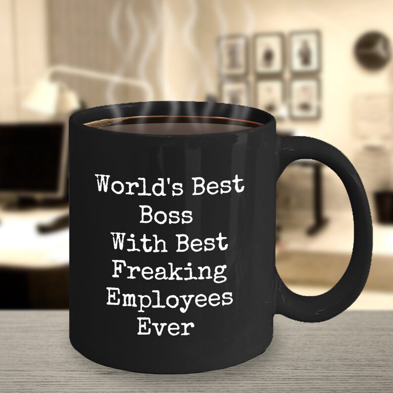 Worlds Best Boss Mug, Gift Ideas for Manager, Boss Coffee Mug, From ...