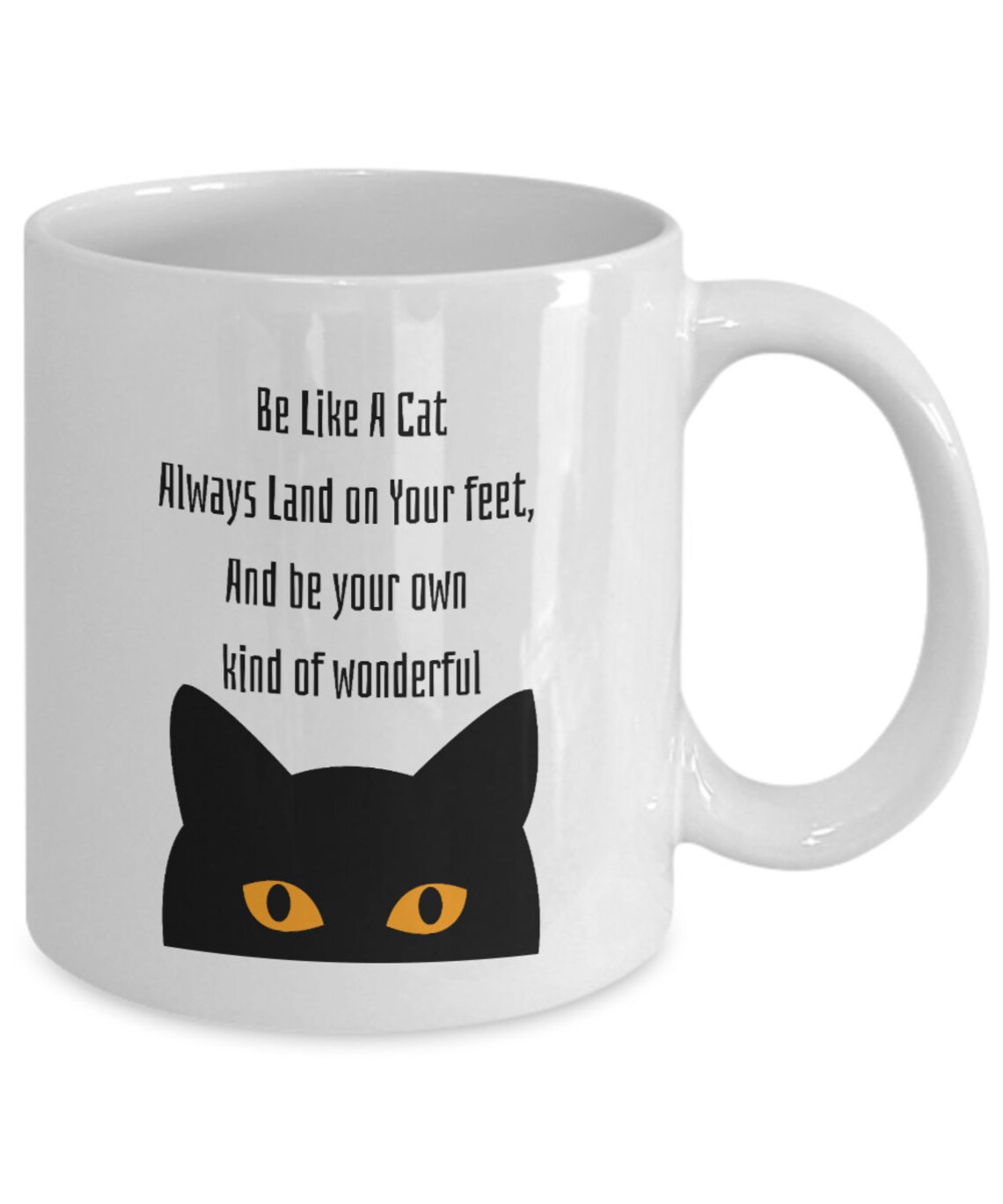 Cat Quote Mug, Gift Ideas for Black Cat Lovers, Cat Coffee Cup - Always ...