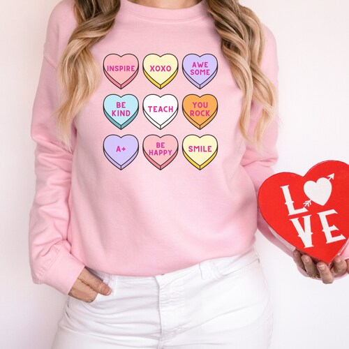 Valentine's Day Conversation Hearts & More SVG - Etsy