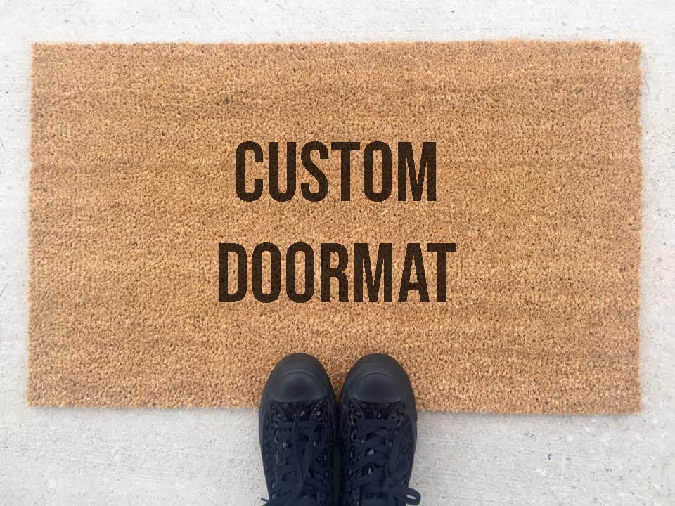 Custom Doormats Design Your Own Personalized Entryway - Etsy