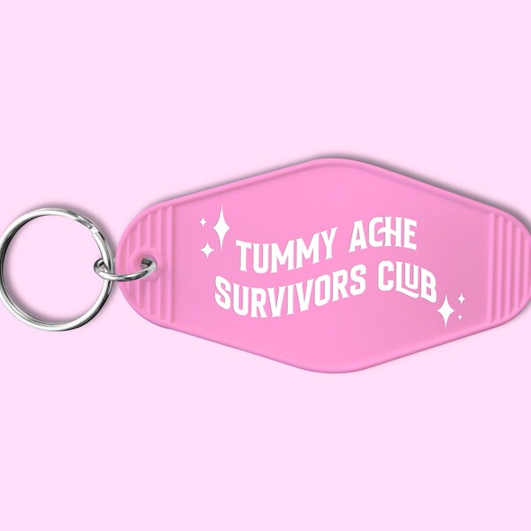Tummy Ache Keychain - Etsy