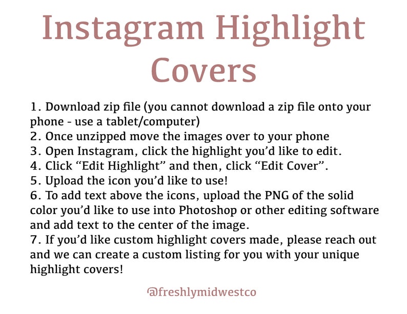 Tropical Sunset Instagram Highlight Covers Solid Color - Etsy