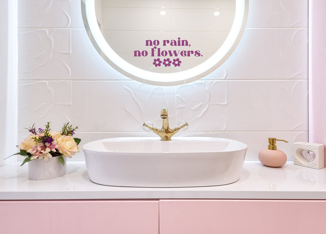 Motivational Mirror Decal - Mirror Sticker - Bathroom Decor - Positive ...