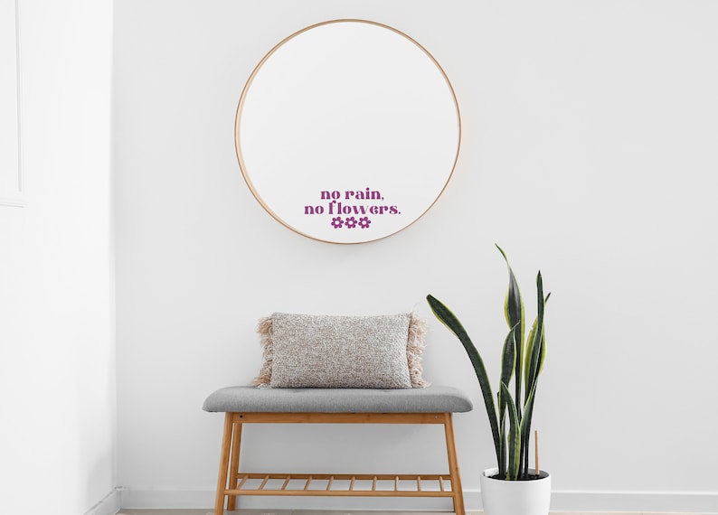 Motivational Mirror Decal Mirror Sticker Bathroom Decor - Etsy