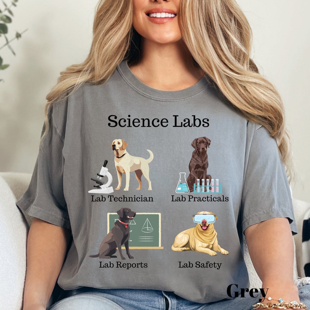 Labrador Retriever Funny Science Shirt, Funny Labs Science Shirt, Cute ...